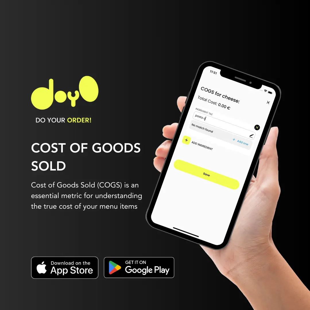 How to Add COGS (Cost of Goods Sold) to products | DOYO