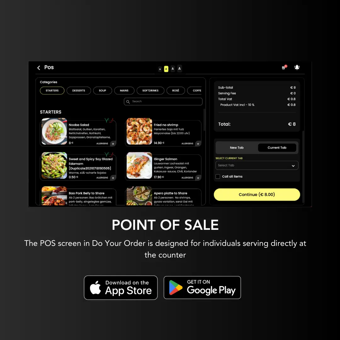 How to Use the POS Screen for Different Scenarios | DOYO